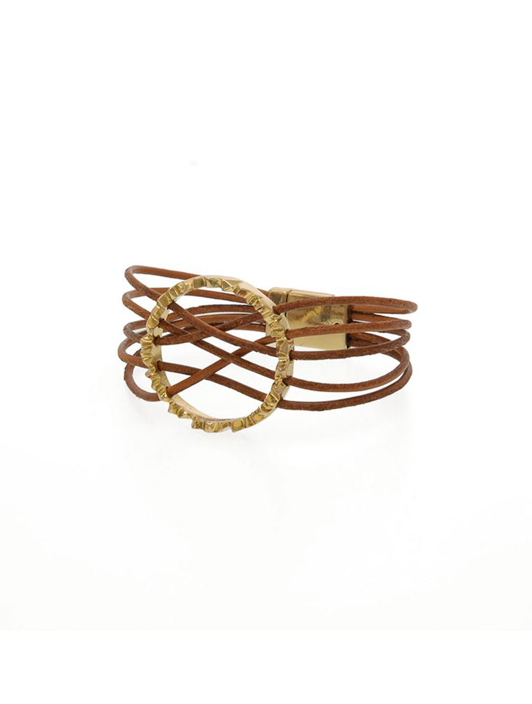 Serrated Ring & Cross Woven Bracelet – JAYNE Boutique