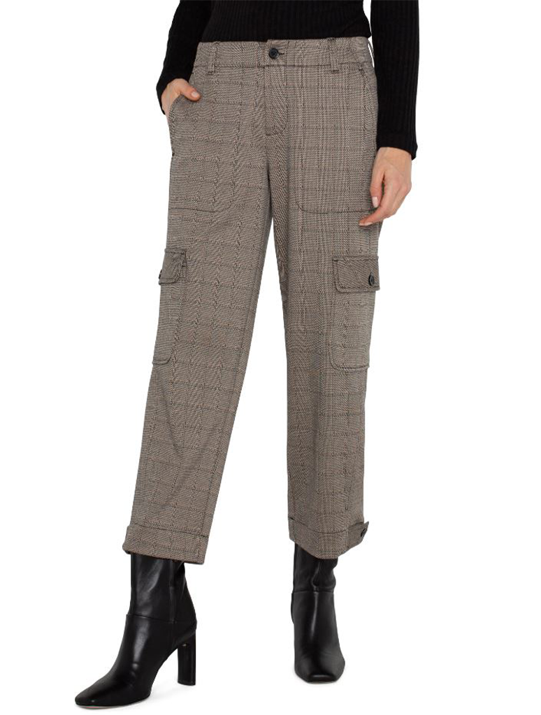 Liverpool Utility Crop Pant with Tab Hem and Cargo Pockets – JAYNE Boutique