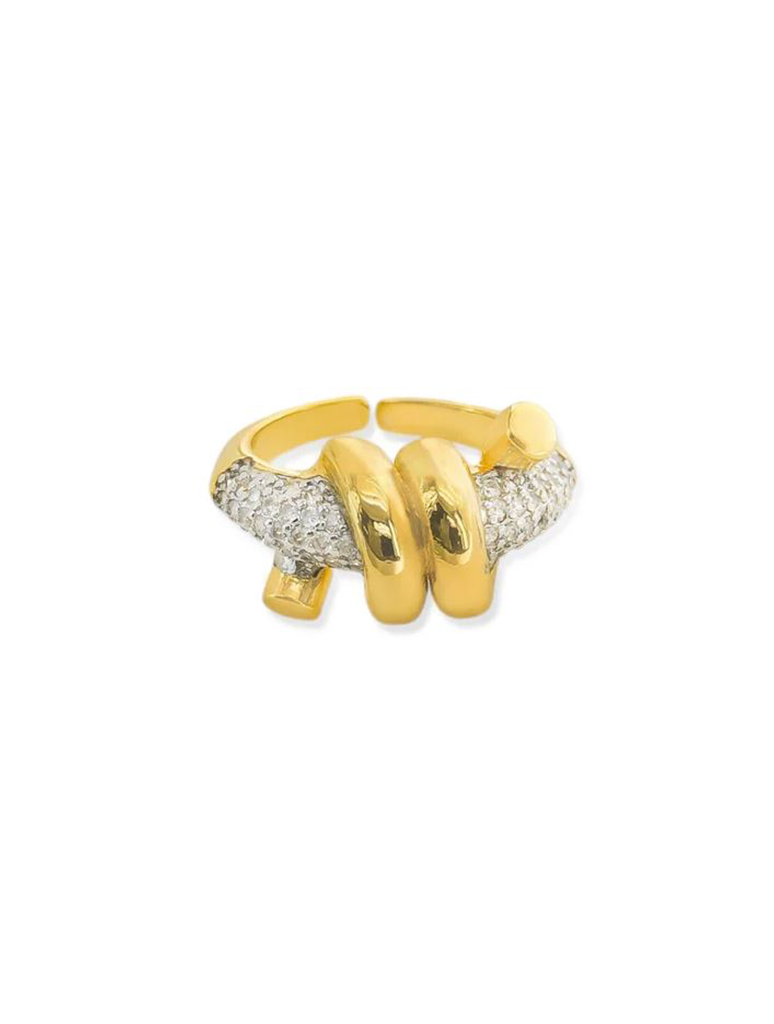 Loop Two Tone Ring – JAYNE Boutique